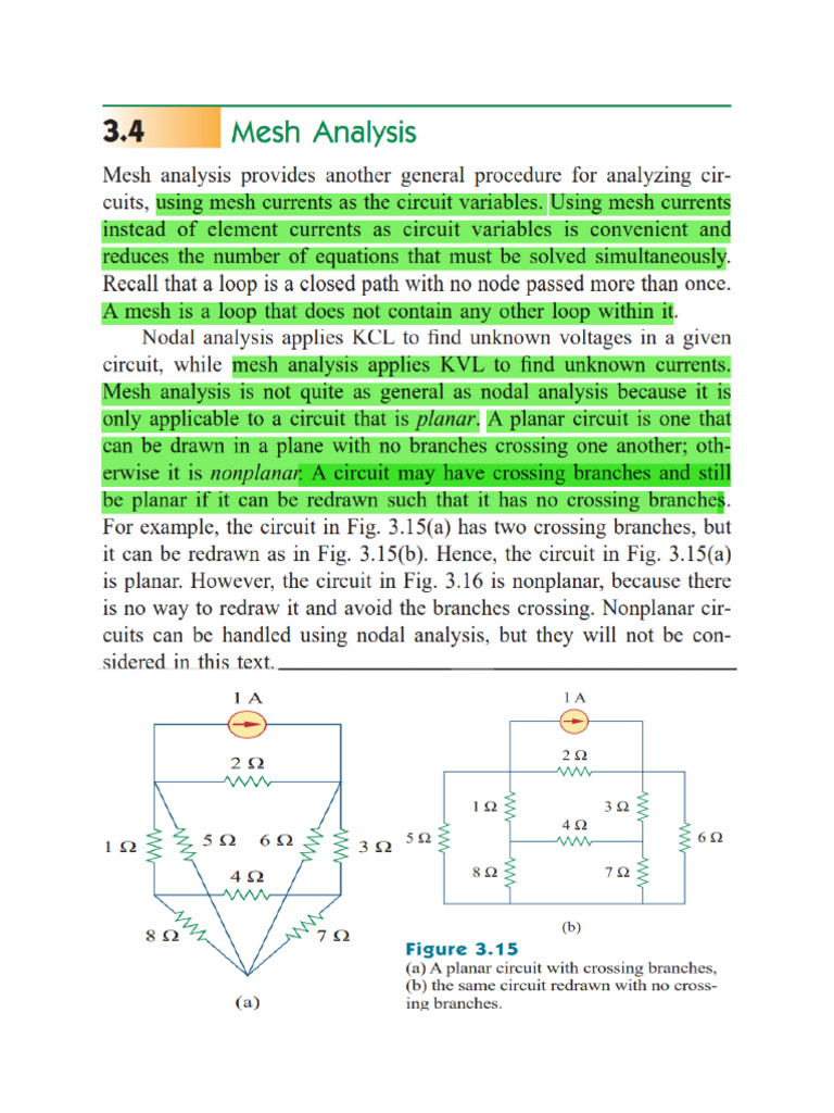 Mesh Analysis | PDF
