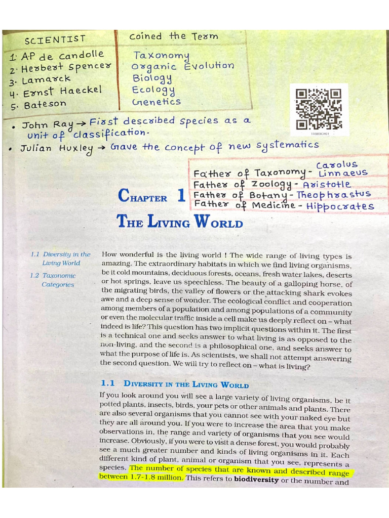 NCERT - The Living World | PDF