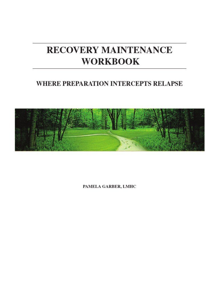 Recovery Maintenance Workbook Guide | PDF | Substance Abuse | Psychotherapy