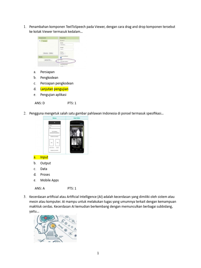 Tik Xi-F Jawaban | PDF | Seni | Komputer