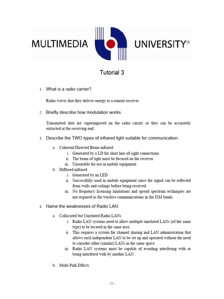 Tut 03 | Download Free PDF | Radio | Wireless Lan
