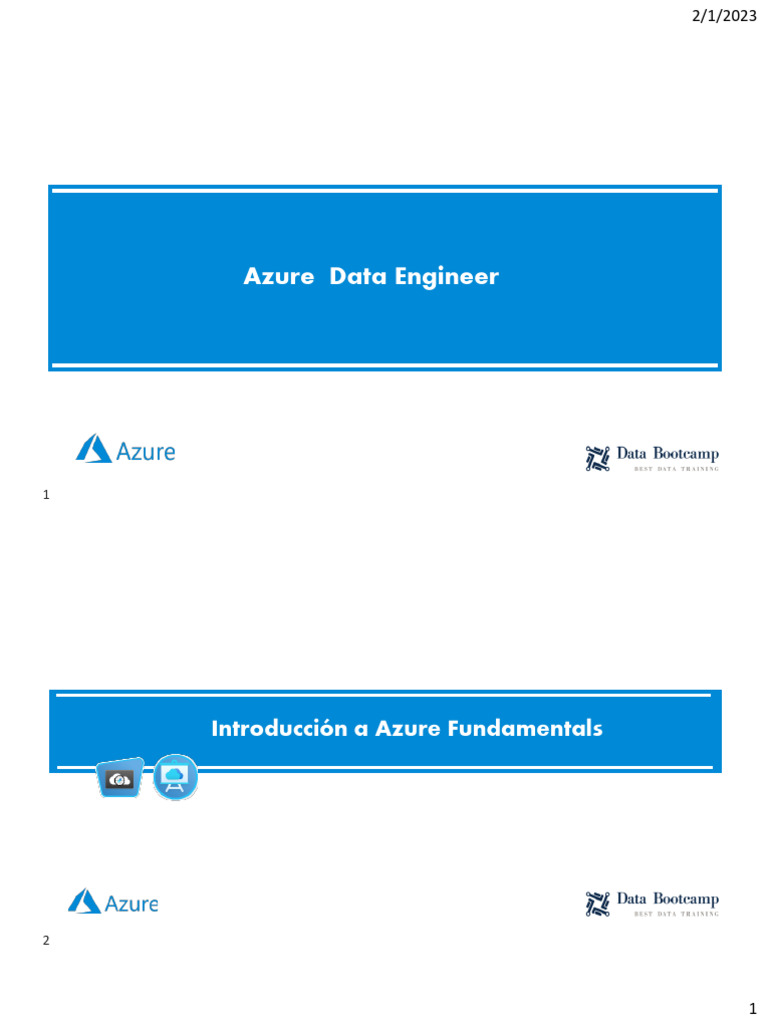 Presentacion Curso Azure | PDF | Microsoft Azure | Mi sql