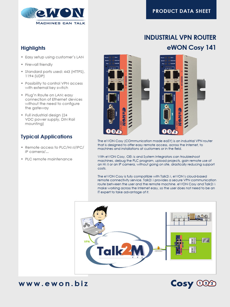eWON-Cosy-141 | PDF | Transport Layer Security | File Transfer Protocol