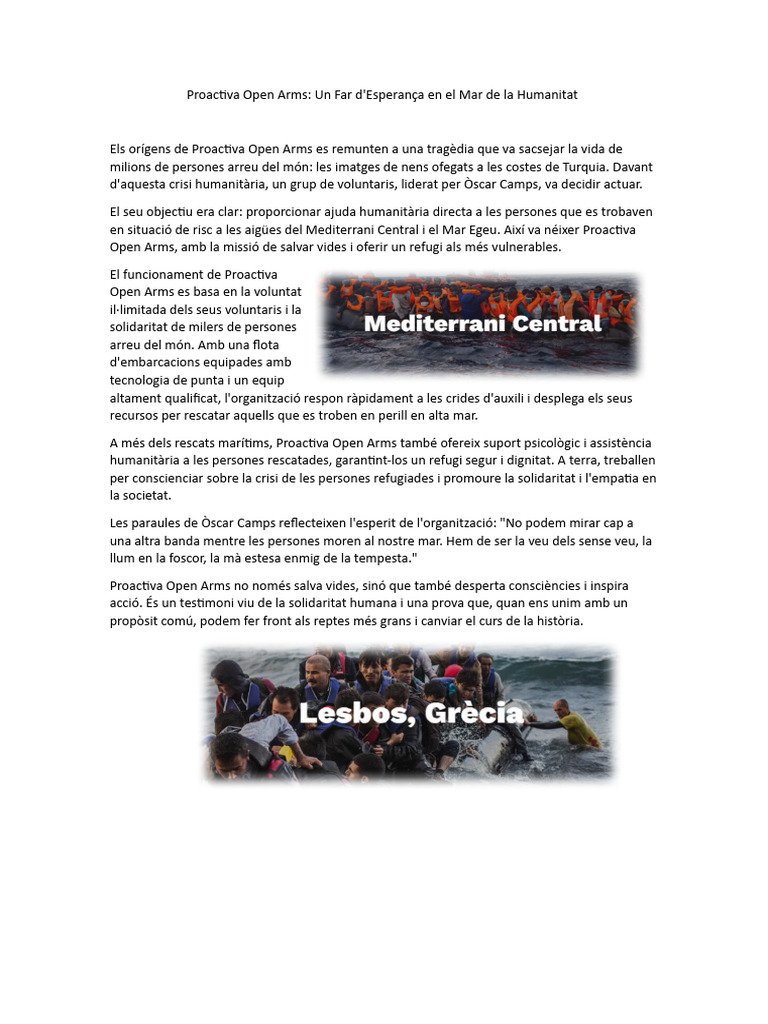 Proactiva Open Arms Pdf