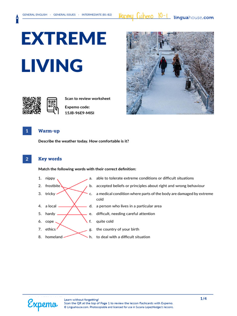 Extreme Living British English Student Ver2 | PDF