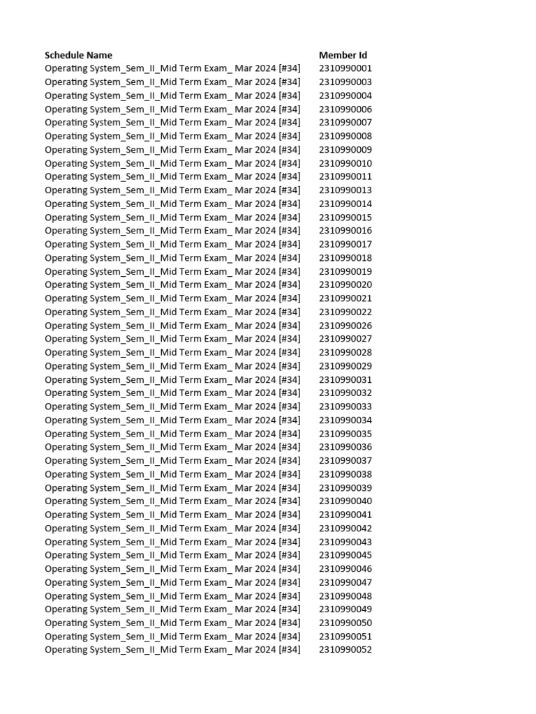 Final Results - ST1 | PDF | Computers