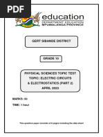 LGCSE Physical Science Paper 1 | PDF | Atoms | Metals
