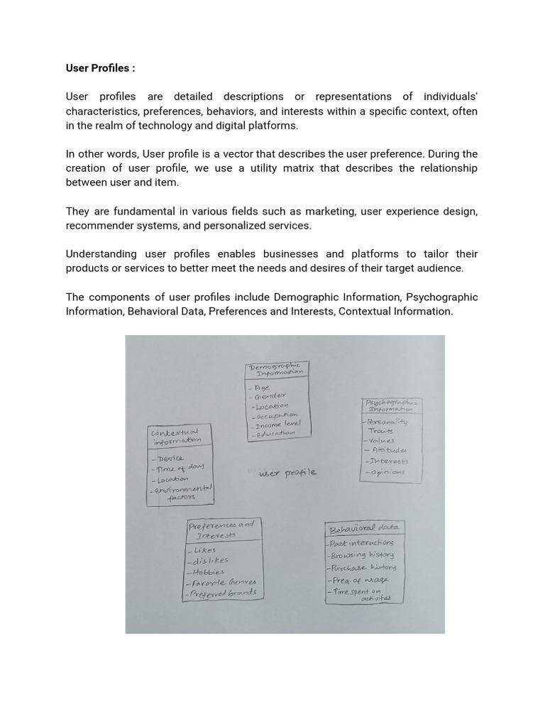 User Profiles | PDF | Information Retrieval | Statistical Classification