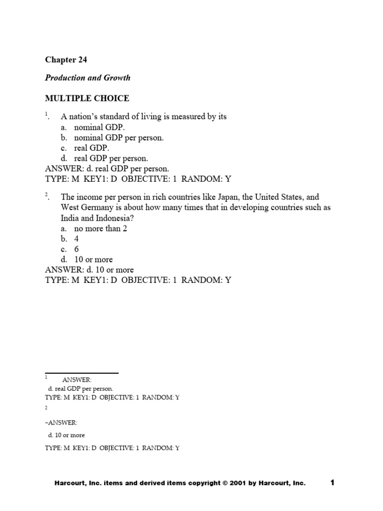 Chap 24 | PDF | Capital (Economics) | Gross Domestic Product