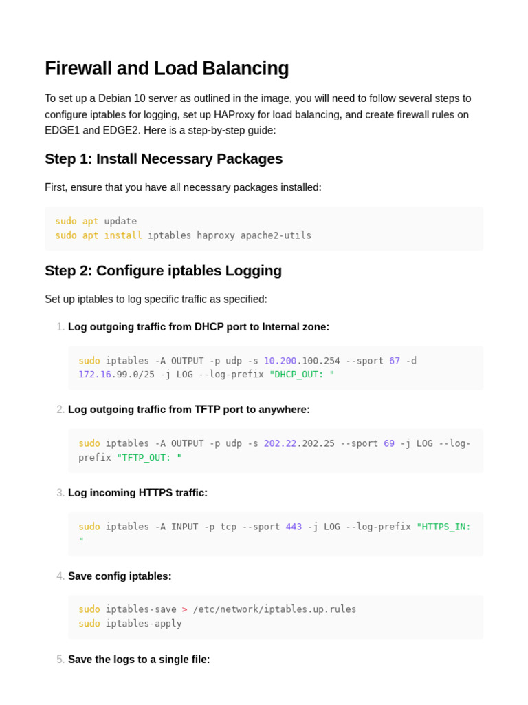 Firewall and Load Balancing | PDF | Public Key Certificate | Transport ...