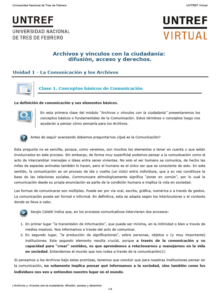 M1503 Unidad1 | PDF | Comunicación | Ciudadanía