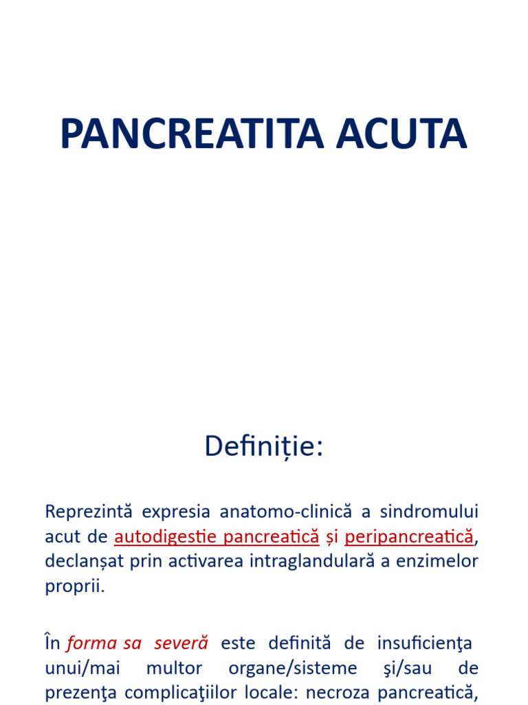 Pancreatita Acuta | PDF