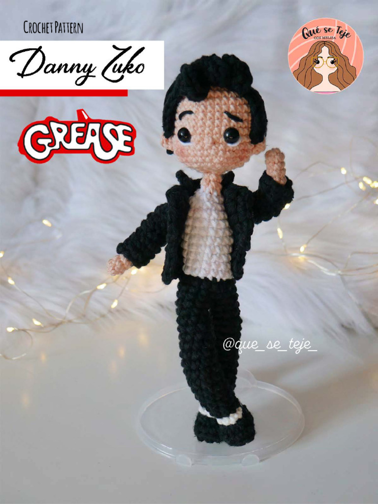 Danny Zuko | PDF | Crochet | Textile Arts