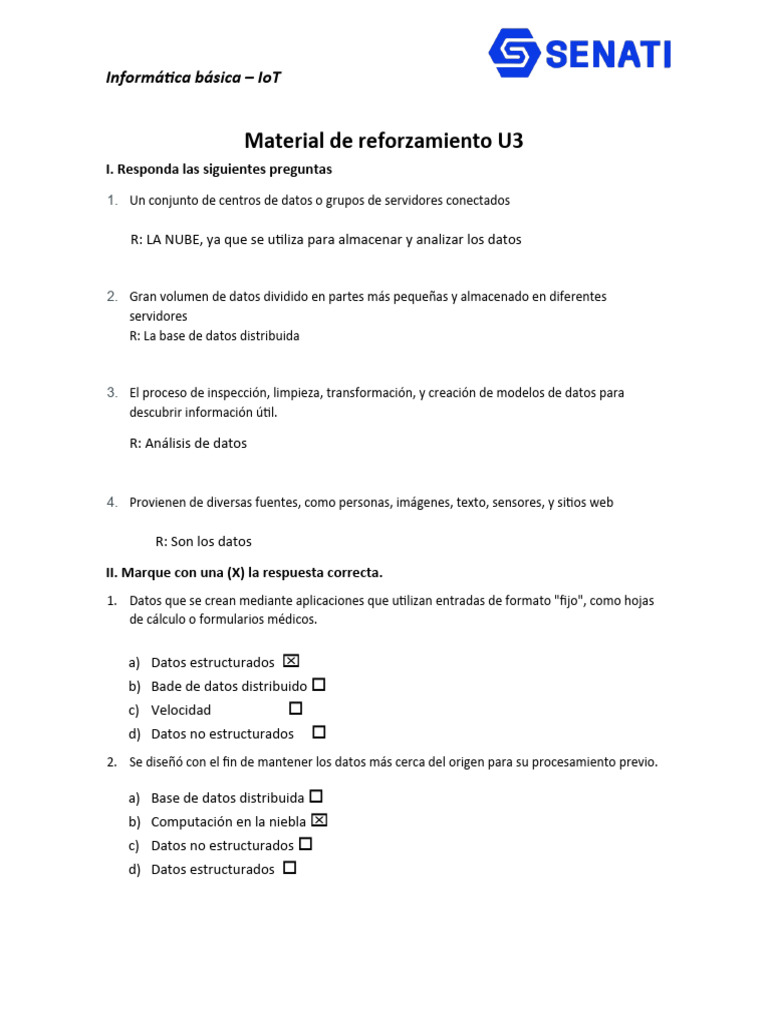 SINU-153 - Material de Reforzamiento - U3 EDWIN YOVERA SILVA | PDF | Arte | Tecnología