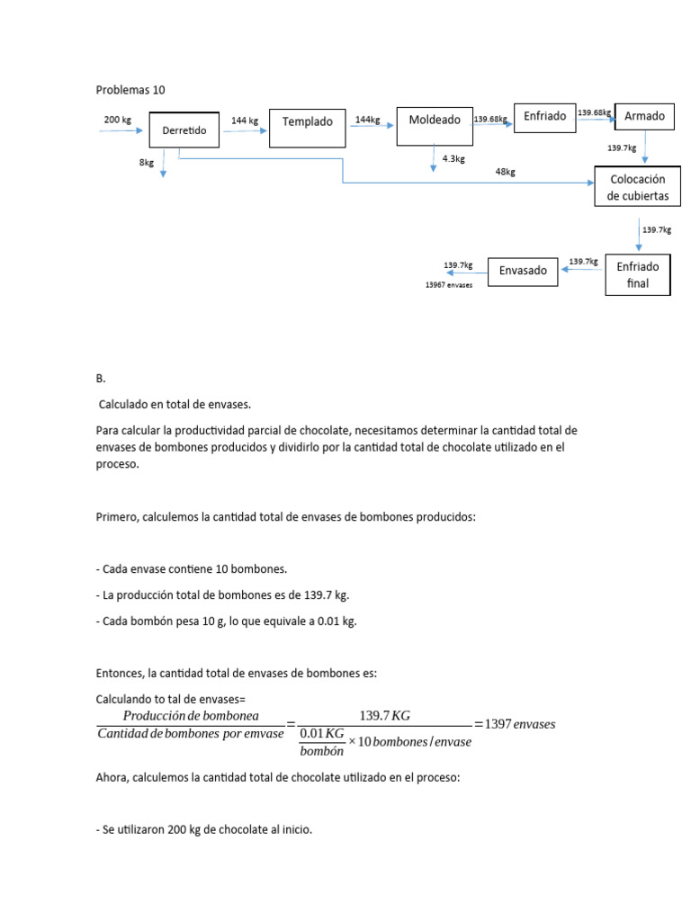Ejercicio 10 | PDF | Theobroma | Caramelo