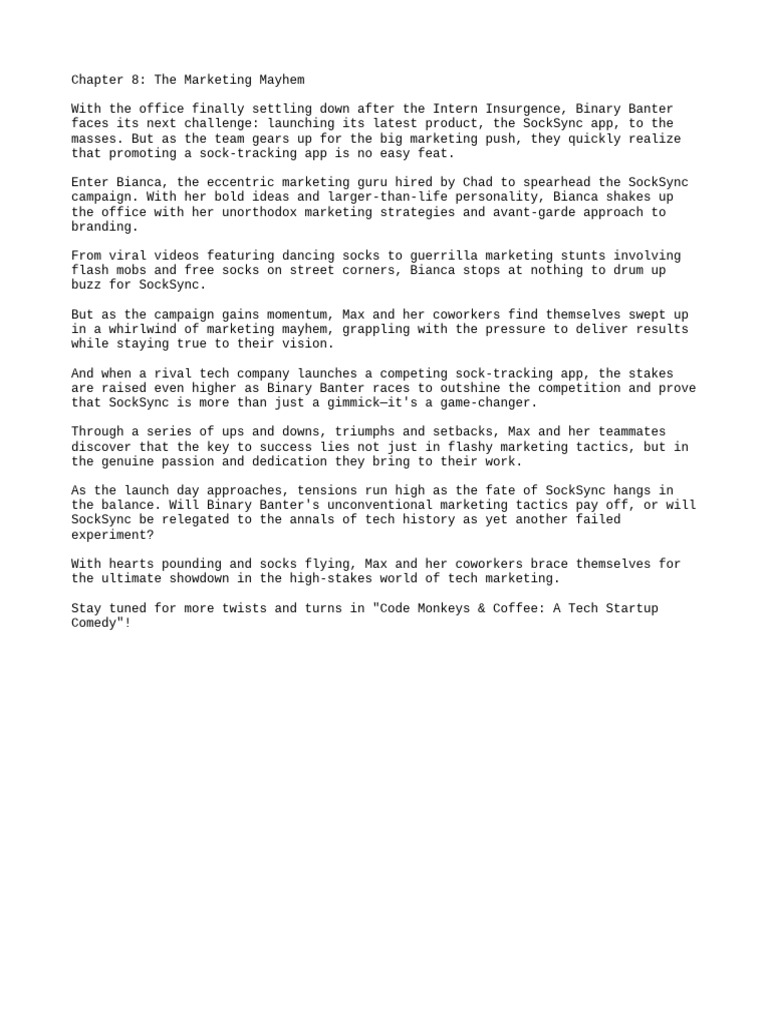 Marketing Mayhem: Launching SockSync | PDF