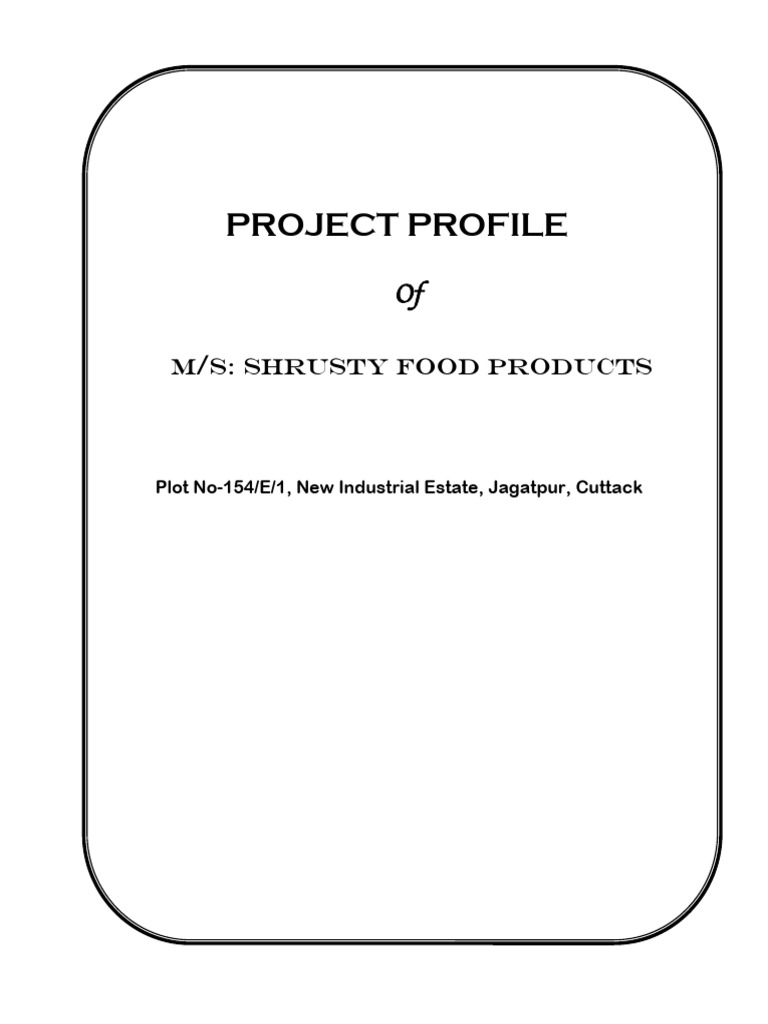 Project Report-Msme-123 | Download Free PDF | Depreciation | Chickpea