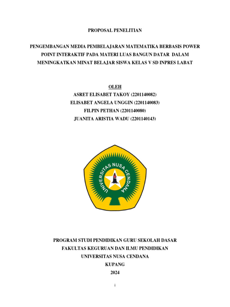 Fix Proposal Penelitian Pengembangan | PDF