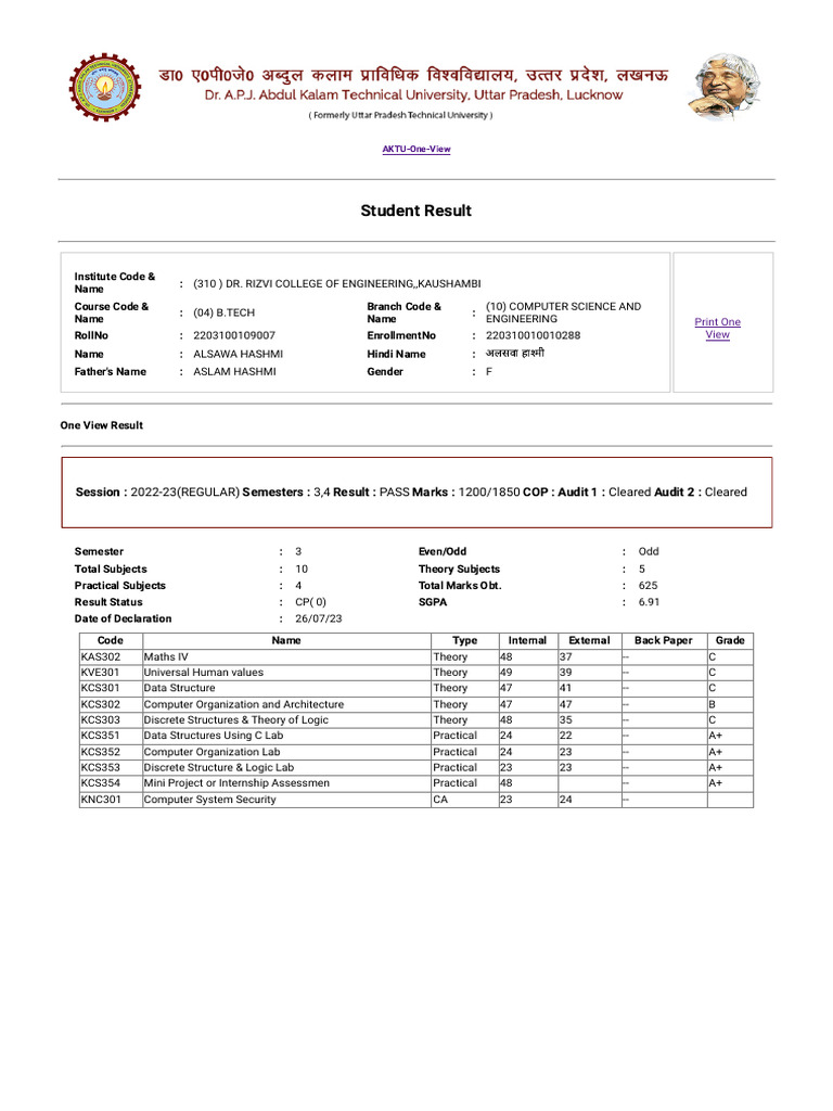 One View by AKTU SDC Team | PDF | Computing | Computer Science