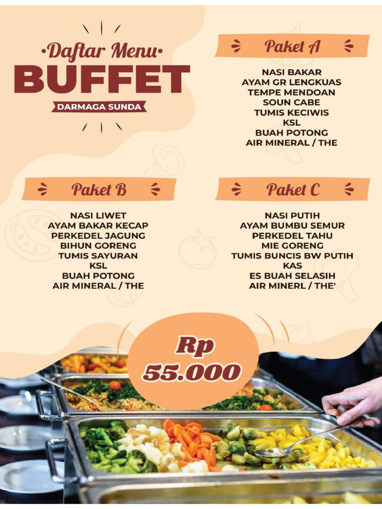 MENU BUFFET 2023 | PDF