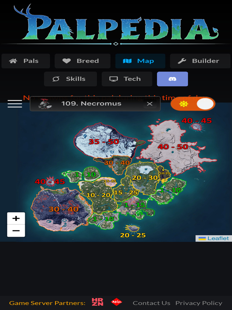 Palworld Interactive Map - Palpedia | PDF | Games & Activities