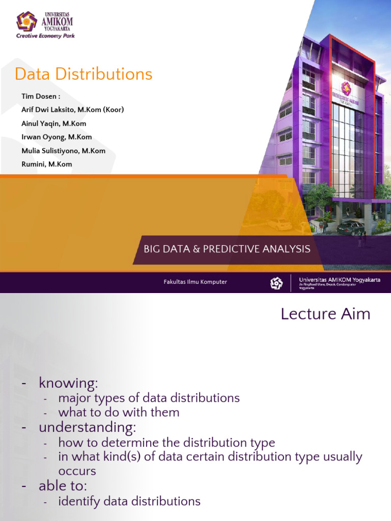 Jenis-Jenis Distribusi Data Statistik | PDF