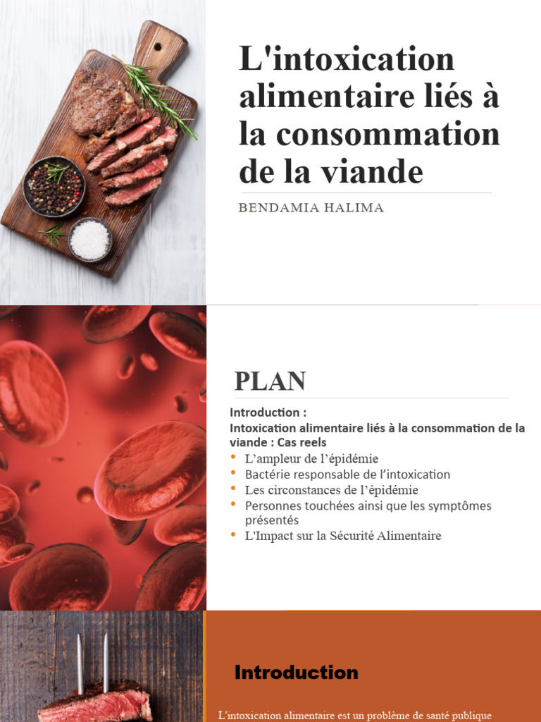 Intoxication alimentaire par la viande | PDF | Intoxication alimentaire ...