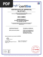 Certifire CF 611 Approval for Locks | PDF