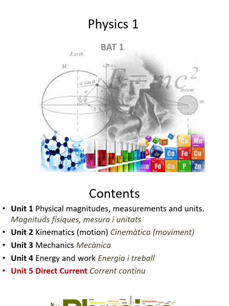 BAT Physics Unit 5 Direct Current 2024 | Download Free PDF | Electric ...