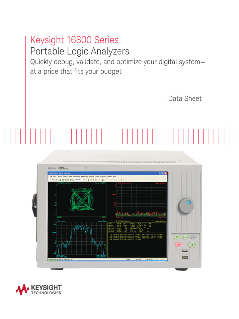 Series Portable Logic Analyzers | PDF | Electrical Engineering | Computer Engineering