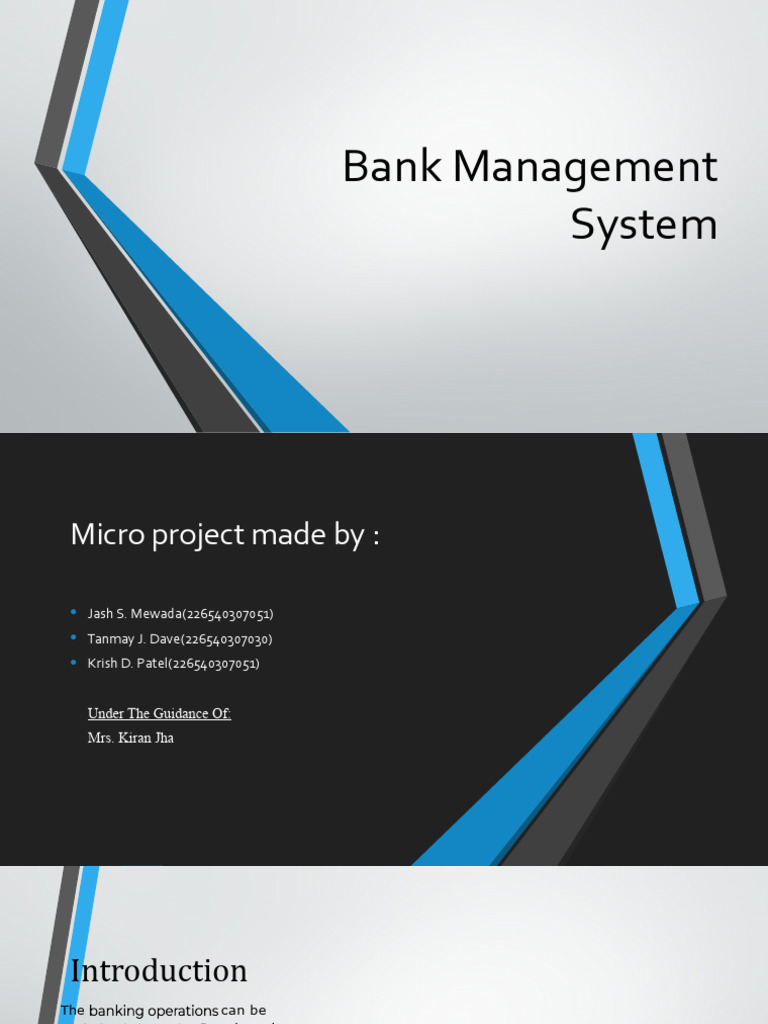 Java Bank Management System | PDF | Databases | Graphical User Interfaces