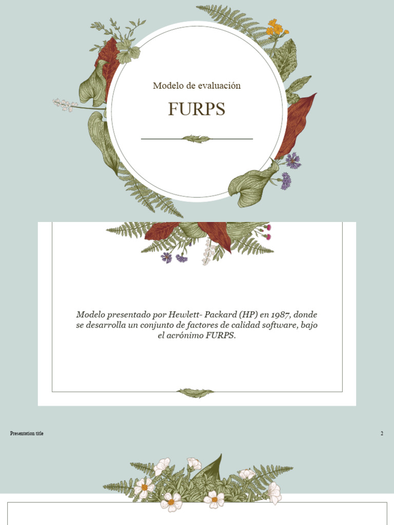 Modelo de Evaluación FURPS | Descargar gratis PDF | Software | Usabilidad