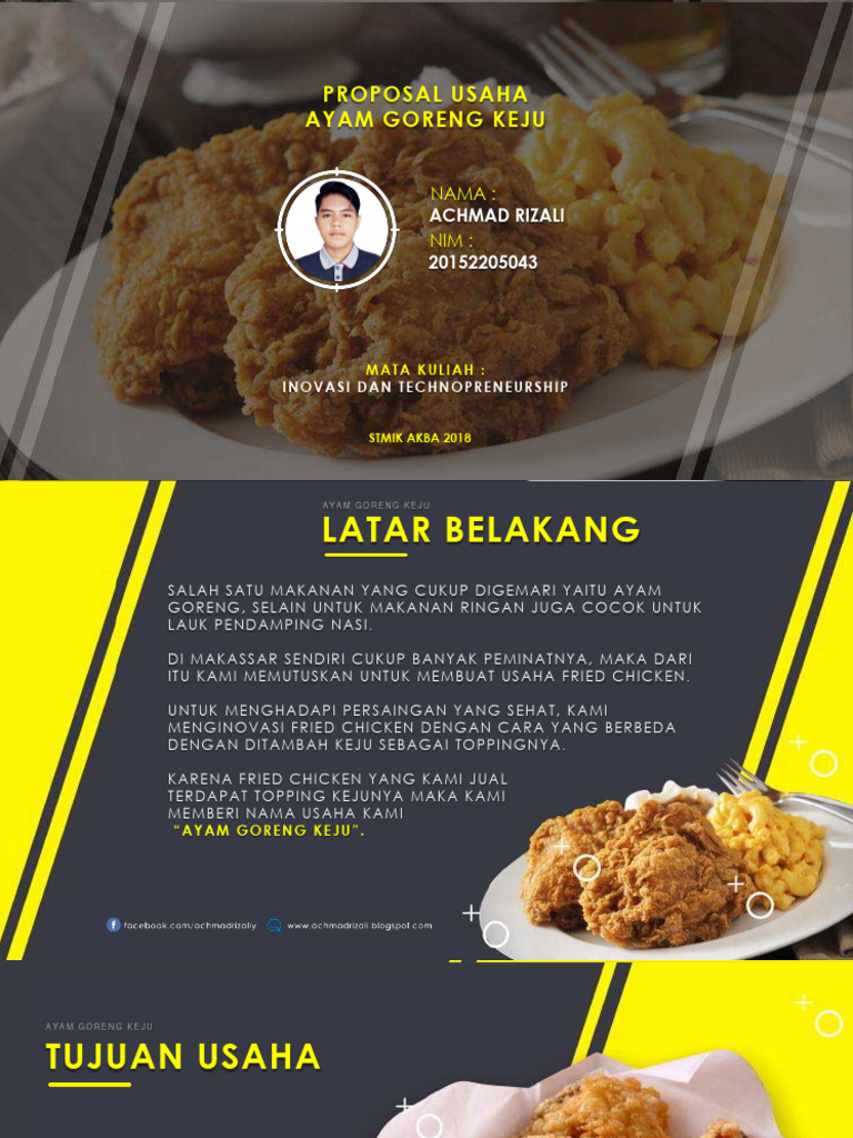 Contoh Presentasi Usaha | PDF