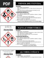 Pictogramas de Diesel y Gasolina | PDF | Descarga electrostática ...