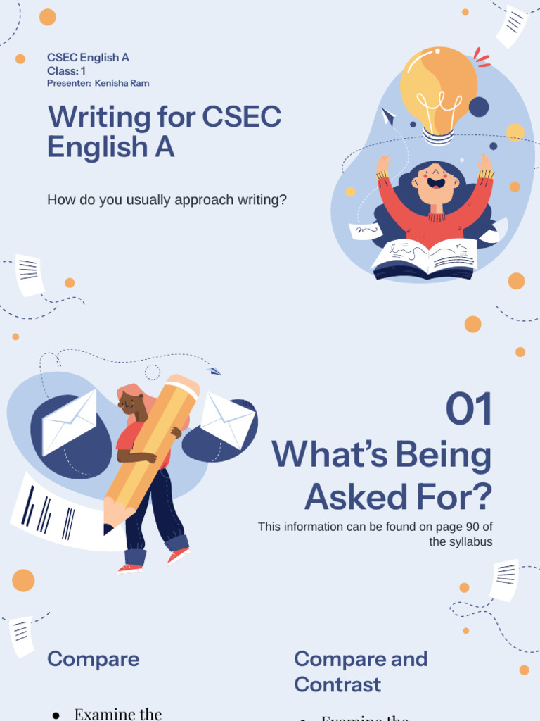 Writing for CSEC English | PDF | Logos