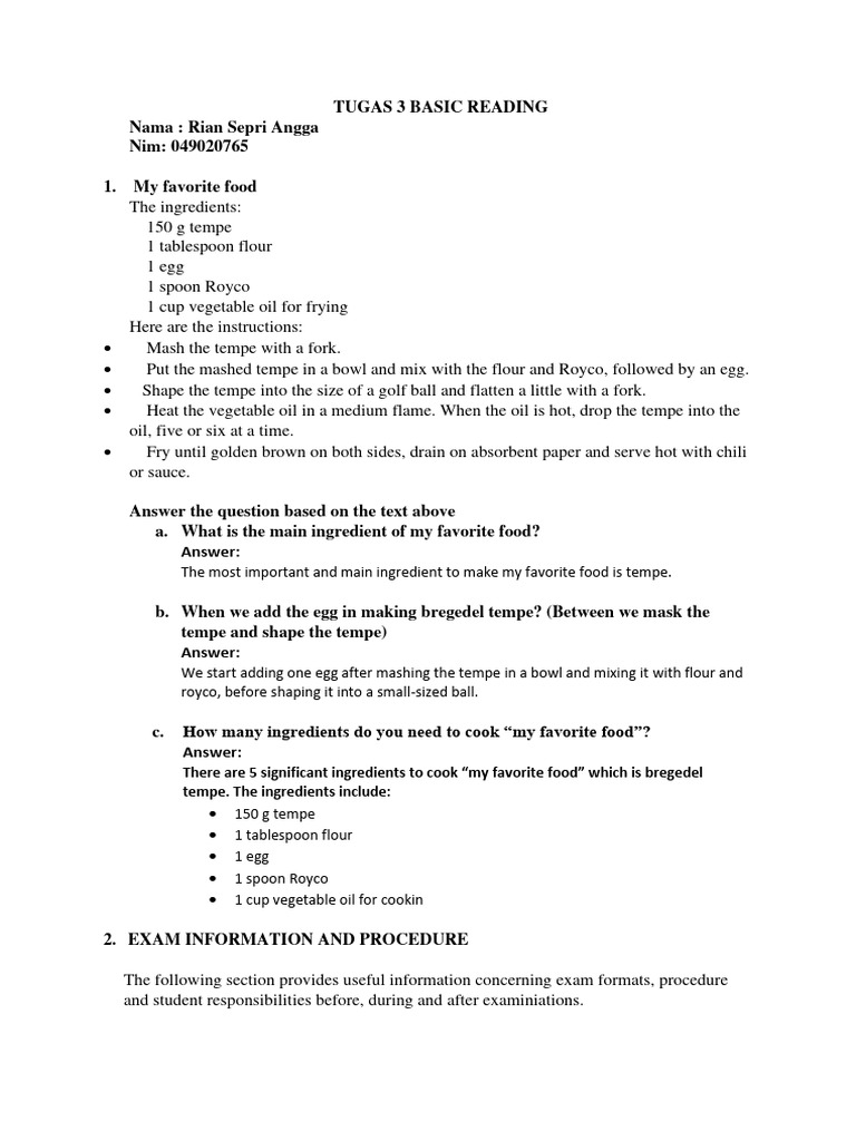 Tugas 3 Basic Reading AR | PDF | Linguistics