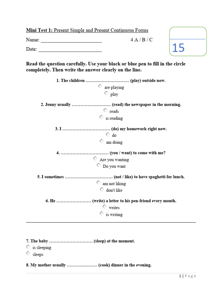 Present-Simple-Vs-Present-Continuous-Grammar-Drills-Icebreakers ...