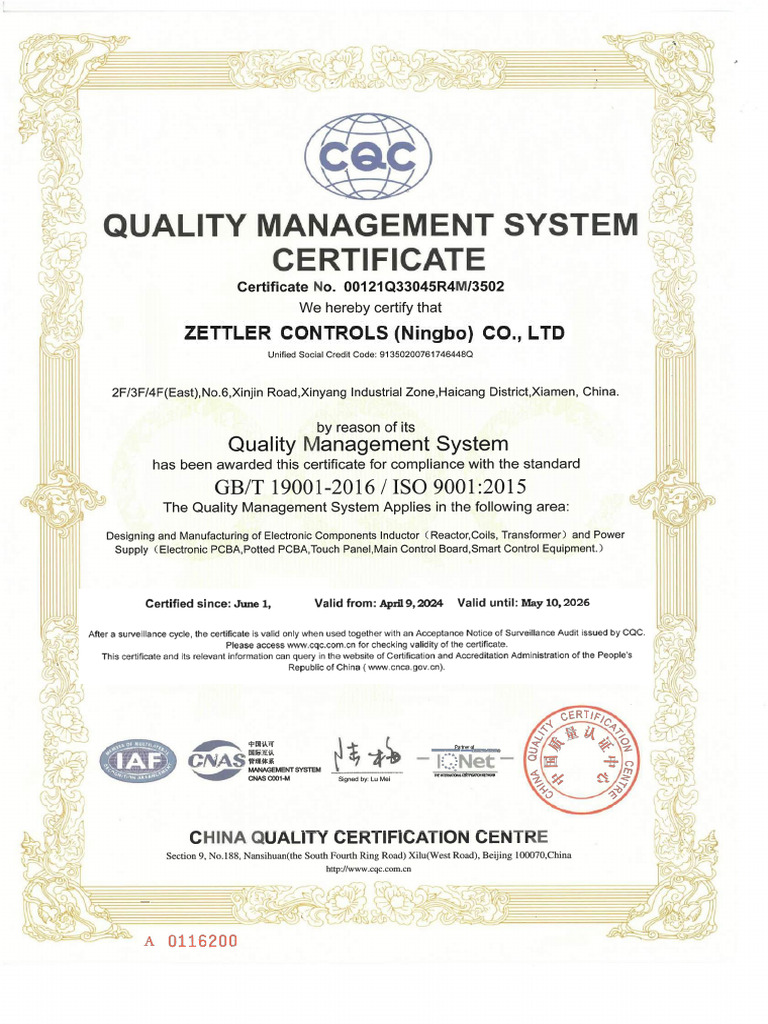 Certificado Iso | PDF