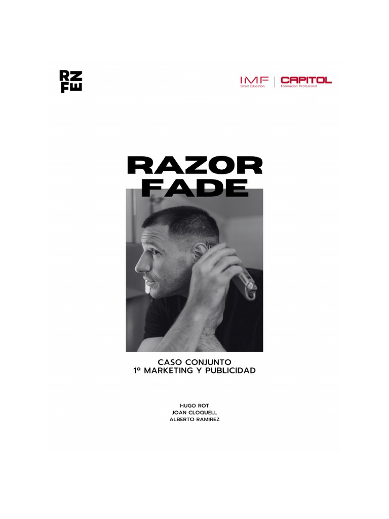 Trabajo Final Caso Conjunto Razor Fade (Joan, Hugo, Alberto) | PDF ...