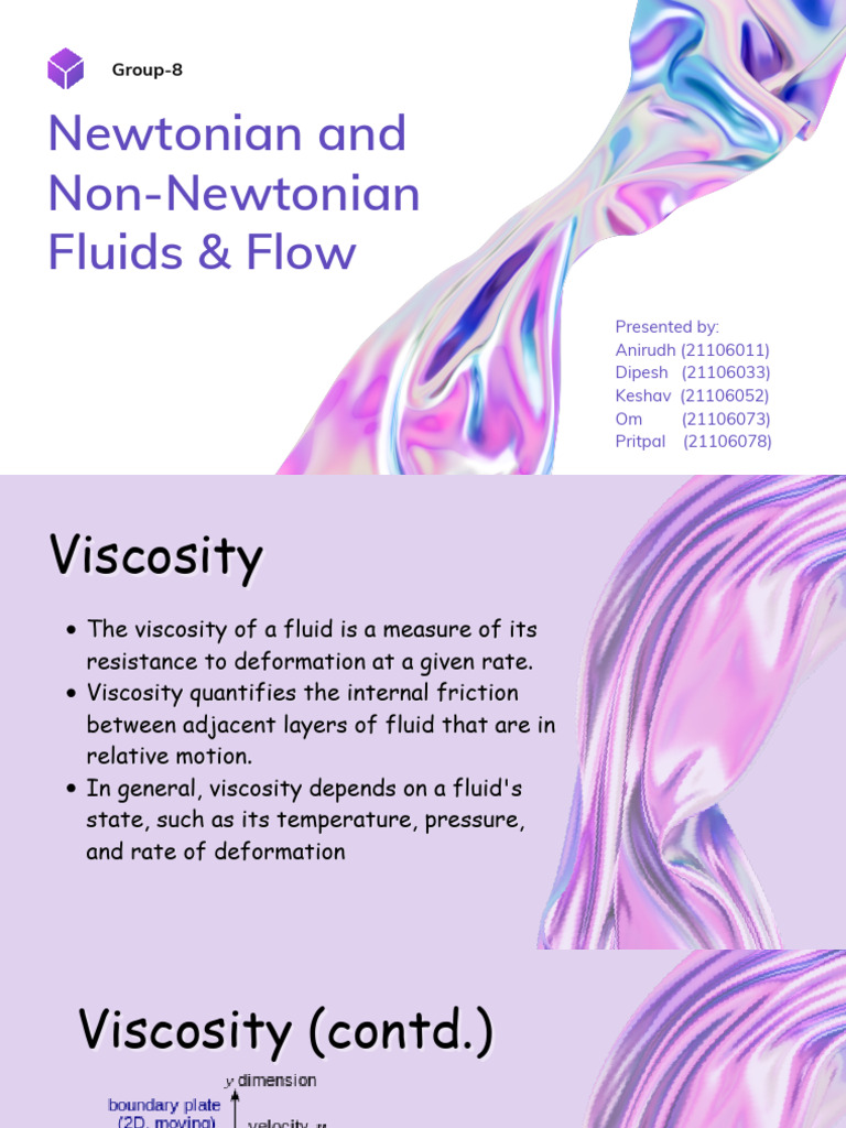 Newtonian and Non-Newtonian Fluids | PDF | Viscosity | Fluid Mechanics