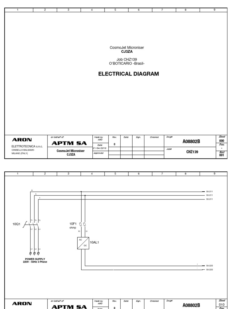 Electrical Diagram #A08802B - Unlocked | Download Free PDF | Power Engineering | Computer ...