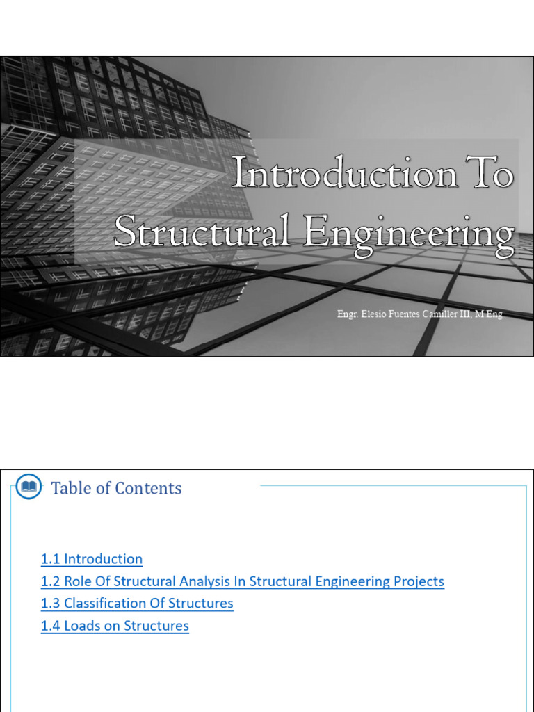 Lecture 1 - THEORY | PDF | Structural Analysis | Structural Load