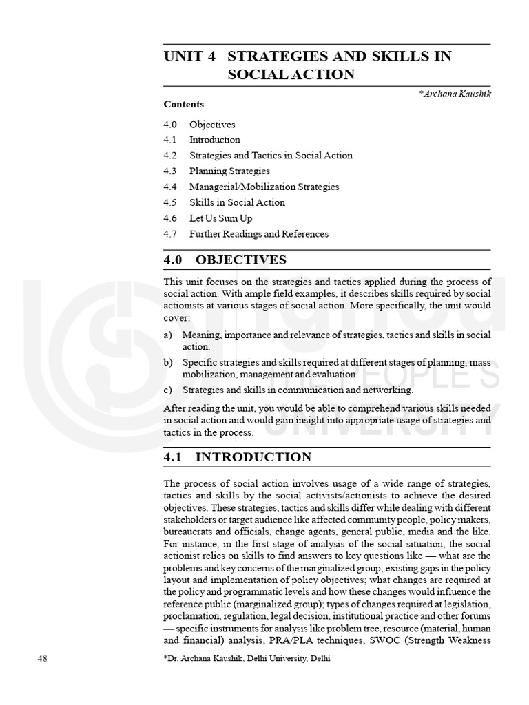 Unit 4 | PDF | Community | Policy