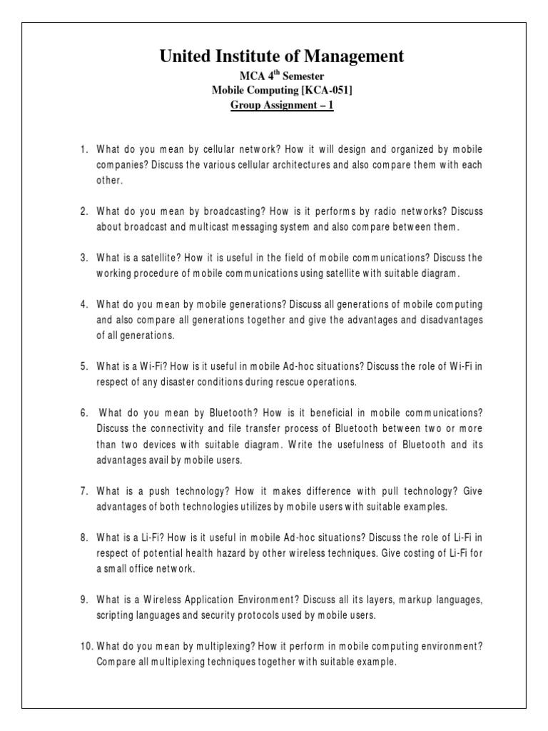 Group Assignment 1 | PDF