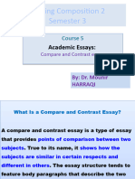 Block Method for Compare and Contrast Essays | PDF | Essays | Paragraph