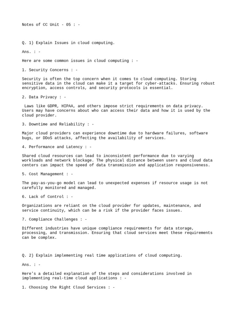 CC Unit - 05 | PDF | Cloud Computing | Microsoft Azure