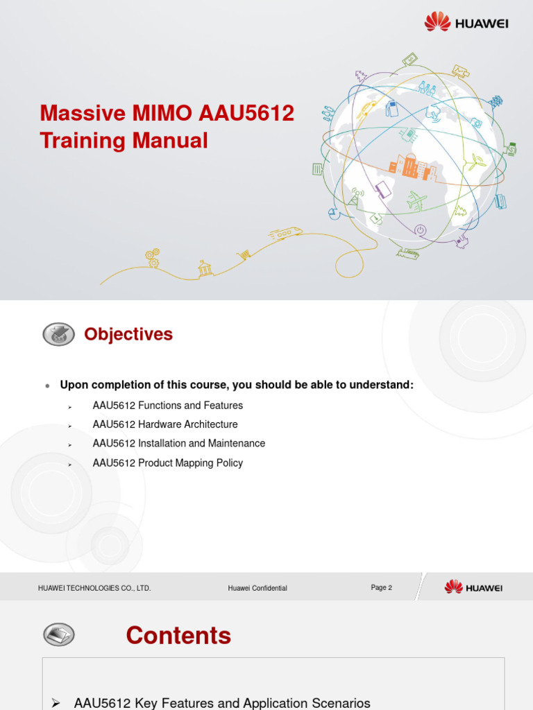 AAU5612 Massive MIMO Training Guide | PDF | Electrical Connector | Electrical Engineering