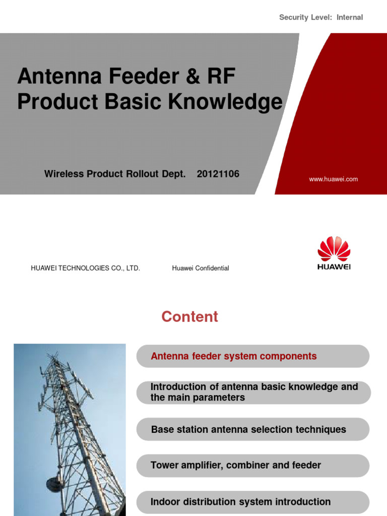 Antenna Feeder System Overview | PDF | Antenna (Radio) | Amplifier