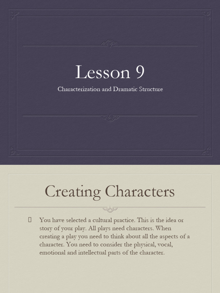 Lesson 9 Art | PDF | Plot (Narrative)