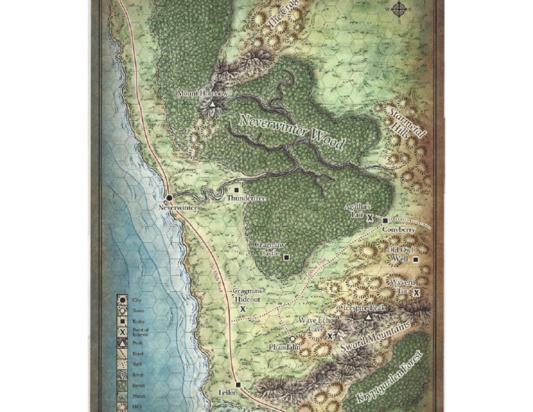 Sword Coast Map | PDF